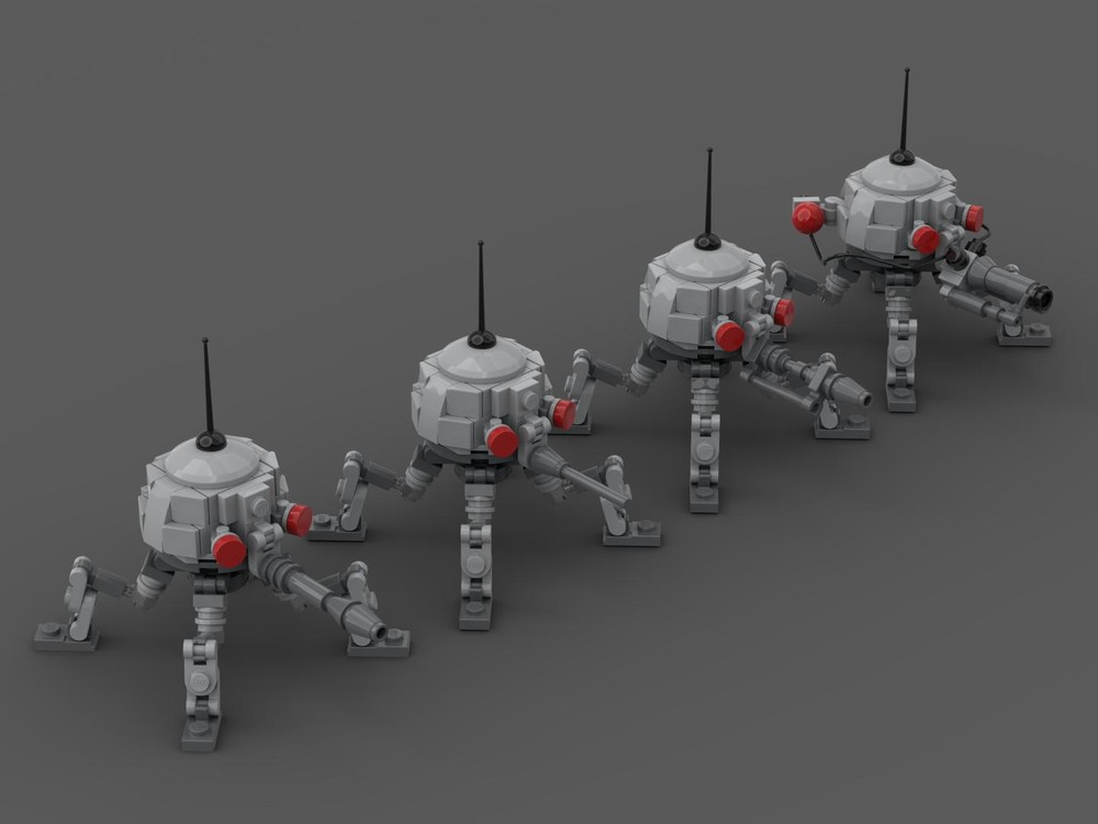 Lego Moc Dwarf Spider Droid By Thrawnsrevenge Rebrickable Build