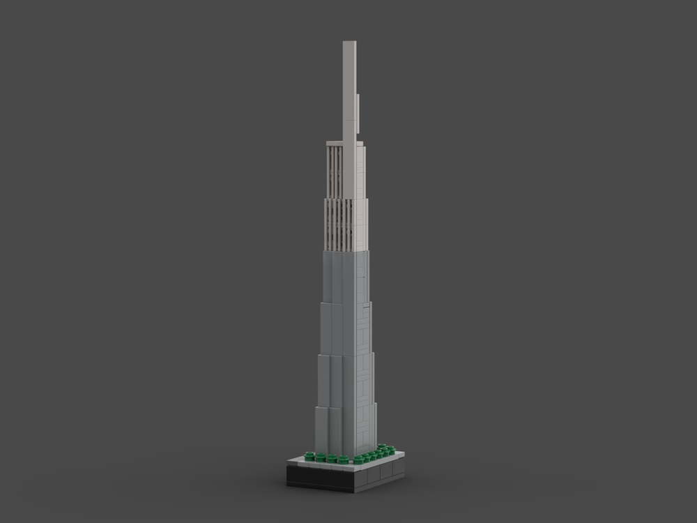 Lego Moc Freedom Tower Nyc By Taters Rebrickable Build With Lego