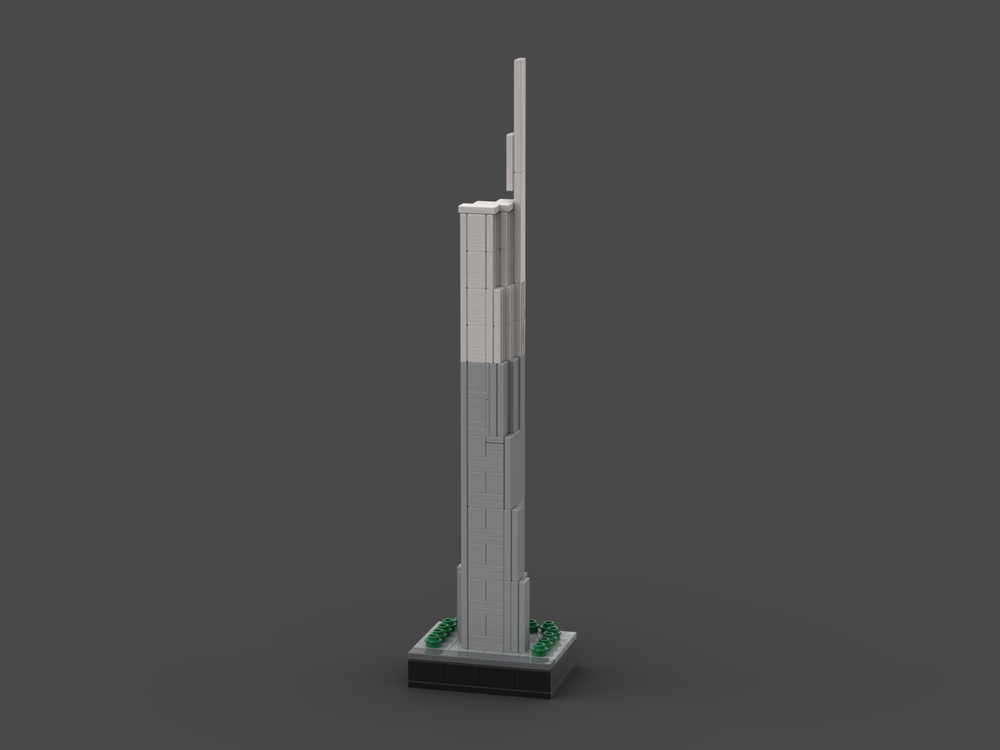 Lego Moc Freedom Tower Nyc By Taters Rebrickable Build With Lego