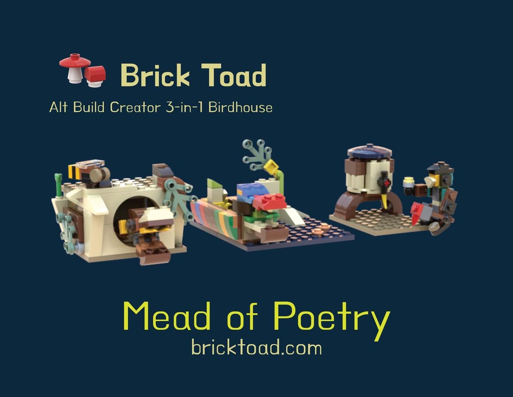 LEGO MOC Mead of Poetry - 31143 Birdhouse Alt Build by bricktoad ...
