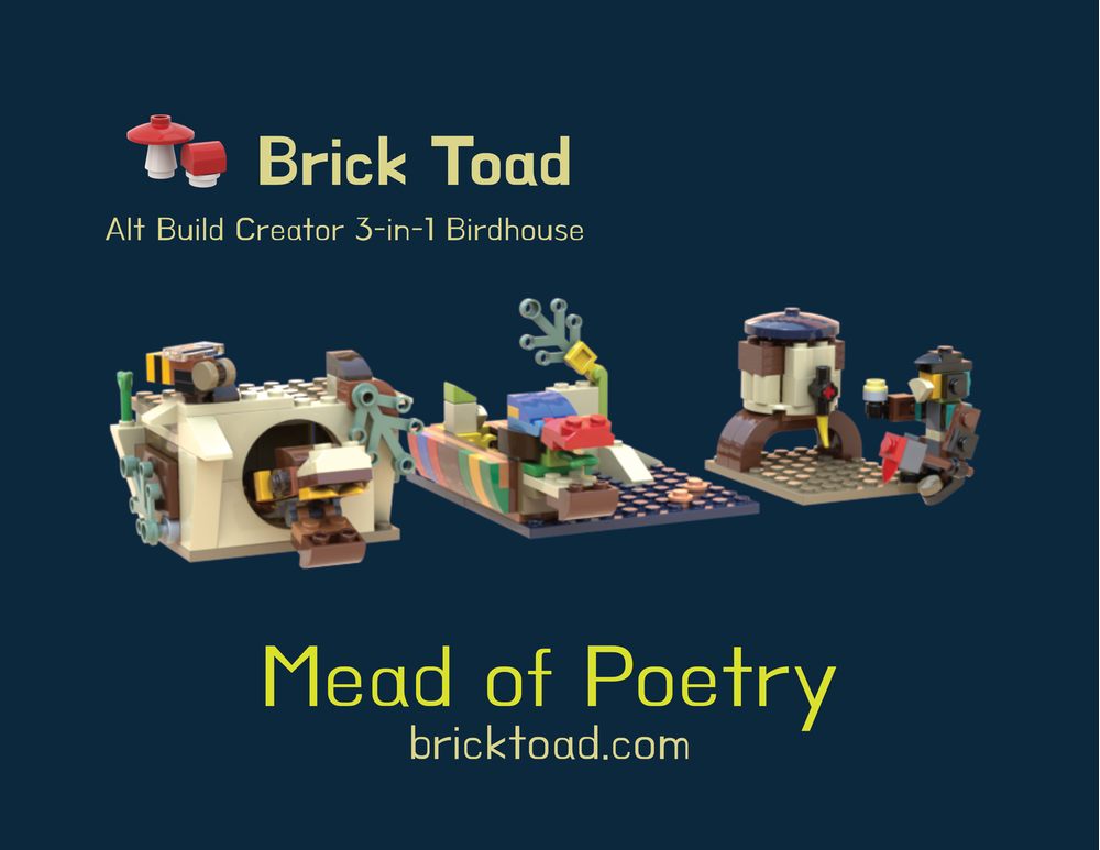LEGO MOC Mead of Poetry - 31143 Birdhouse Alt Build by bricktoad ...