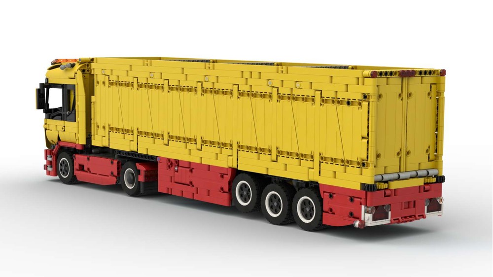 Lego Moc Walking Floor Trailer Full Rc With 4 Functions Pu By