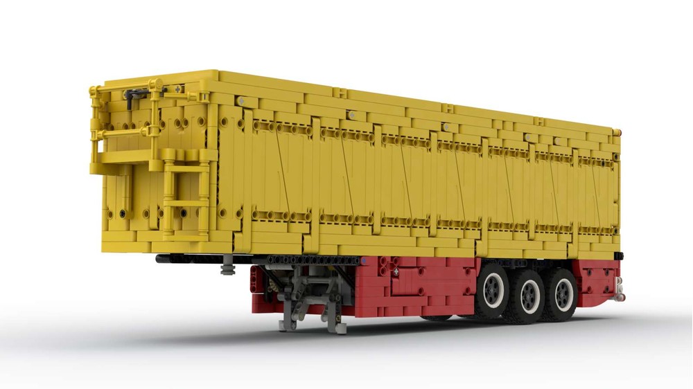 Lego Moc Walking Floor Trailer Full Rc With 4 Functions Pu By