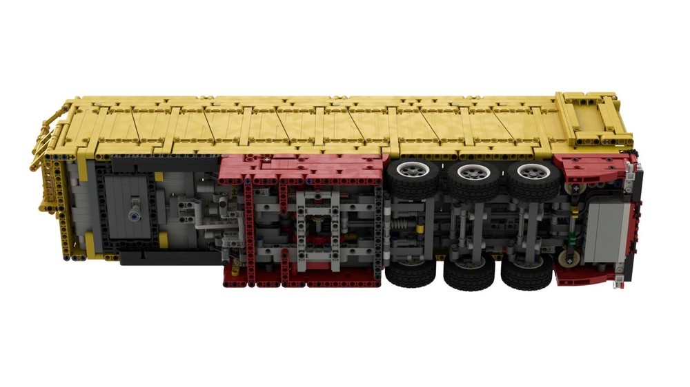 Lego Moc Walking Floor Trailer Full Rc With 4 Functions Pu By