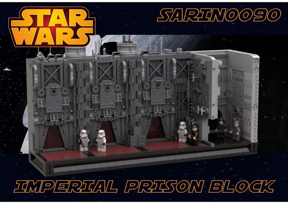 LEGO MOC SW - Imperial Prison Block by Sarinoo90 | Rebrickable - Build ...