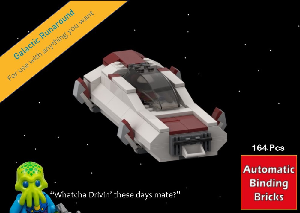 LEGO MOC CL-34 "Galactic Runaround" by Vio_ | Rebrickable - Build with LEGO