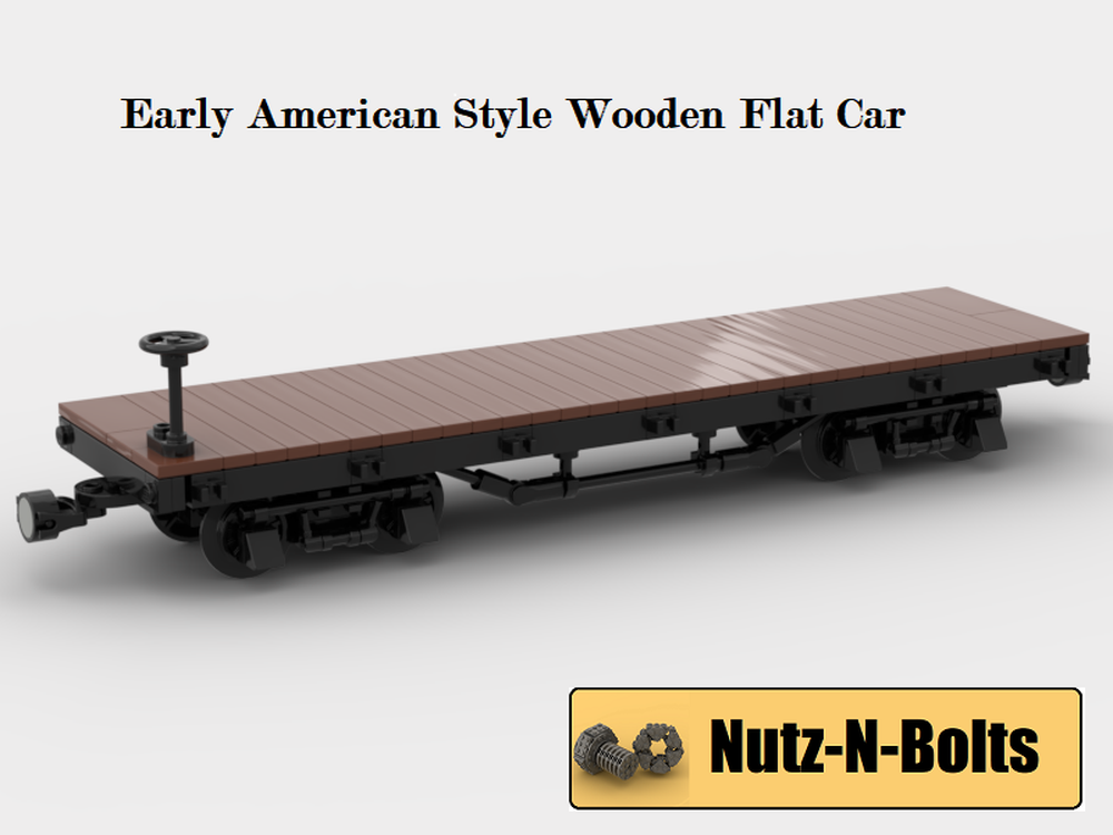 LEGO MOC Fat Car - Early Wooden American Style 8 WIde by nutz_n_bolts ...