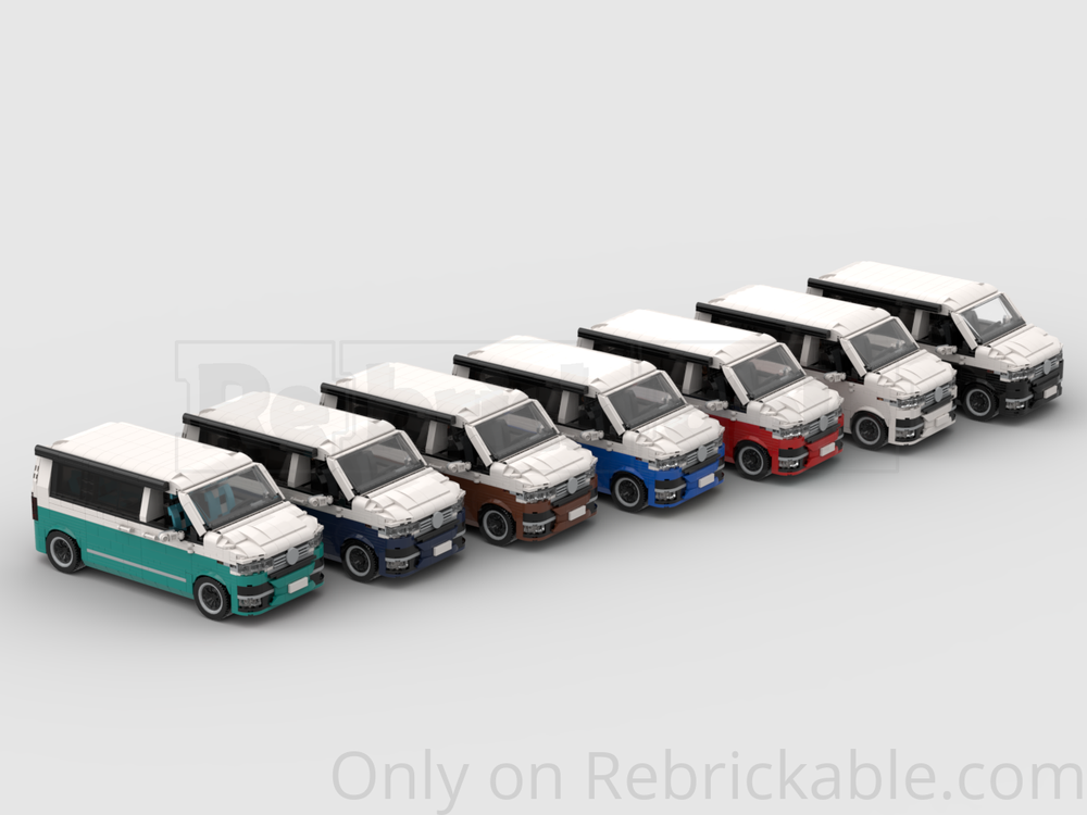 LEGO MOC Volkswagen T6.1 California by huan3176 | Rebrickable - Build ...