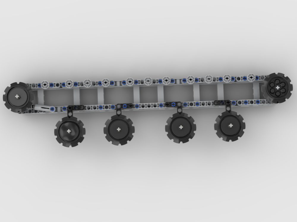 Lego Moc Tracked Module By Thatbrickguy Rebrickable Build With Lego