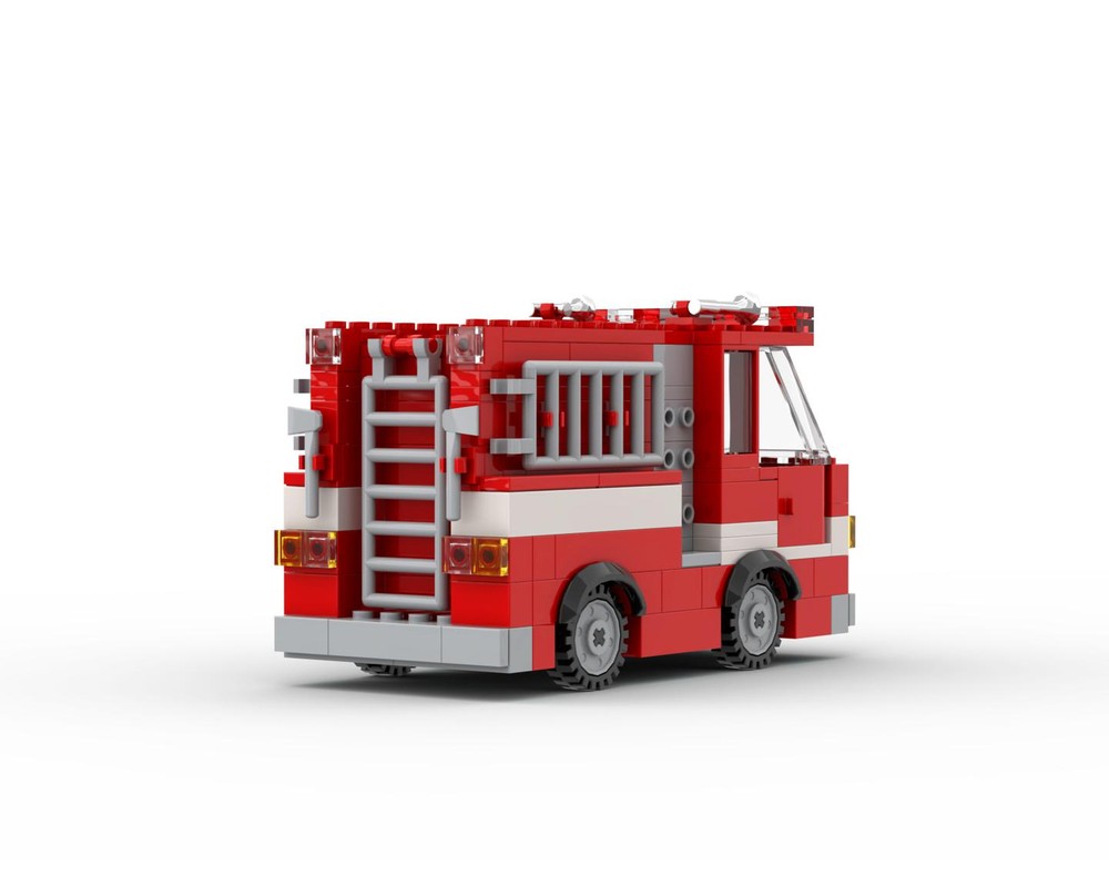 LEGO MOC Fire Engine by phoester | Rebrickable - Build with LEGO
