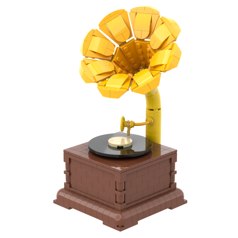 LEGO MOC gramophone by IKZELF121 | Rebrickable - Build with LEGO