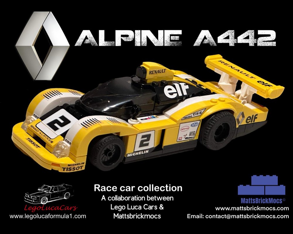 LEGO MOC Renault Alpine A442 Endurance Race Car by Mattsbrickmocs ...
