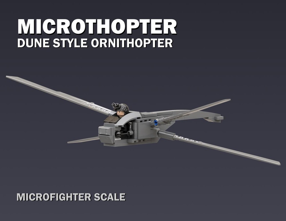 LEGO MOC Microfighter Ornithopter by KennoMonkey | Rebrickable - Build ...