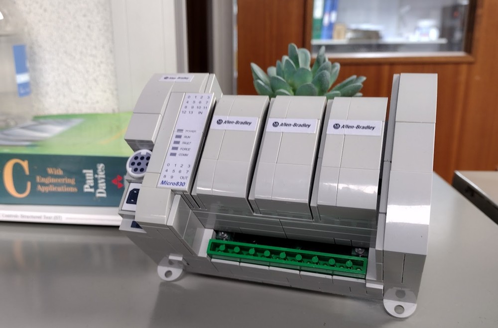 LEGO MOC Allen Bradley Micro830 PLC 1:1 by EvilEnderman | Rebrickable ...