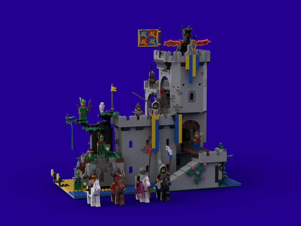 LEGO MOC Castle Of The Dragon by Mattpeel69 | Rebrickable - Build with LEGO