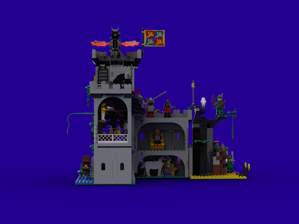 LEGO MOC Castle Of The Dragon by Mattpeel69 | Rebrickable - Build with LEGO