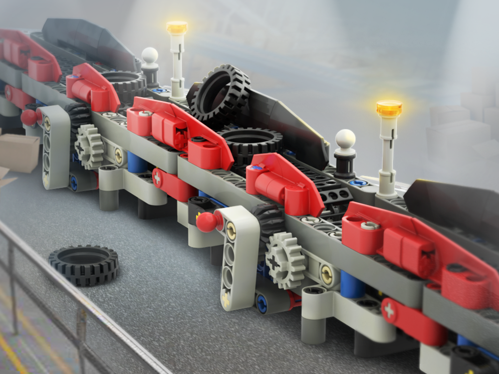 LEGO MOC 42148 Conveyor Line Unit by mirrorbricks | Rebrickable - Build with LEGO