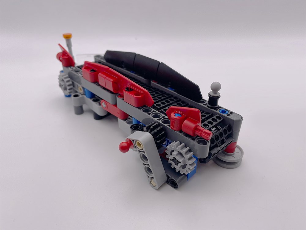 Lego Moc 42148 Conveyor Line Unit By Mirrorbricks Rebrickable Build