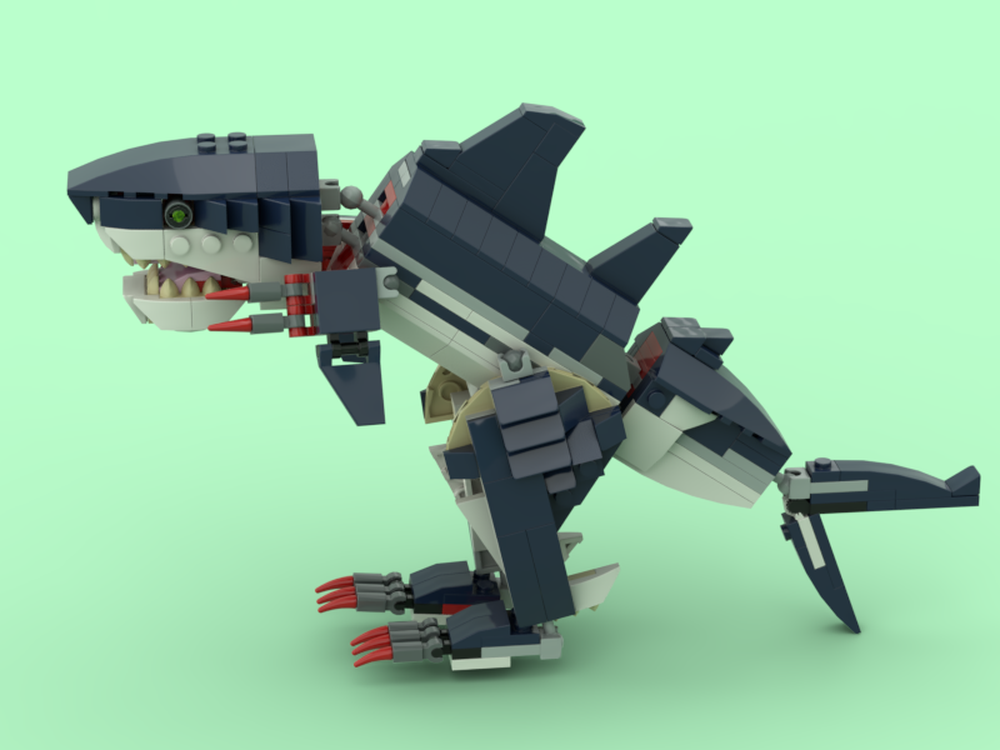 LEGO MOC 31088 2 to 1 Sharkosaurus by LegoDesigner | Rebrickable ...