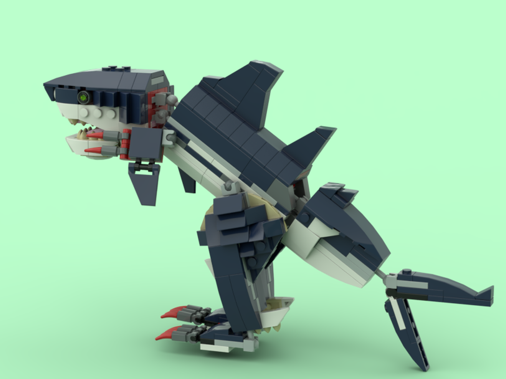 LEGO MOC 31088 2 to 1 Sharkosaurus by LegoDesigner | Rebrickable ...