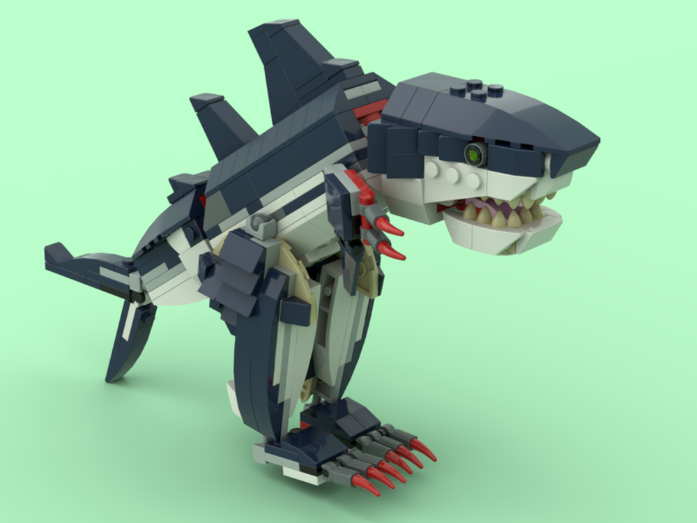 LEGO MOC 31088 2 to 1 Sharkosaurus by LegoDesigner | Rebrickable ...