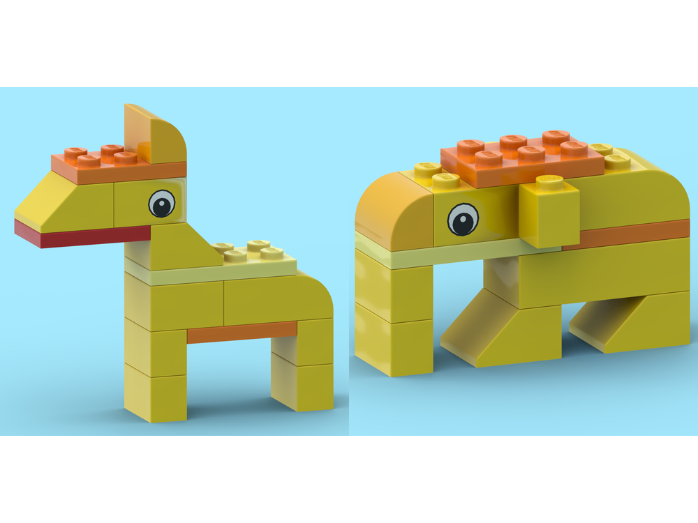 LEGO MOC 30503 Twelve Animals by Dafeld | Rebrickable - Build with LEGO