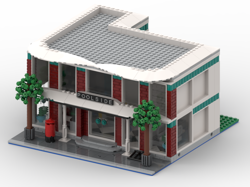LEGO MOC City Poolside by Legofan21 | Rebrickable - Build with LEGO