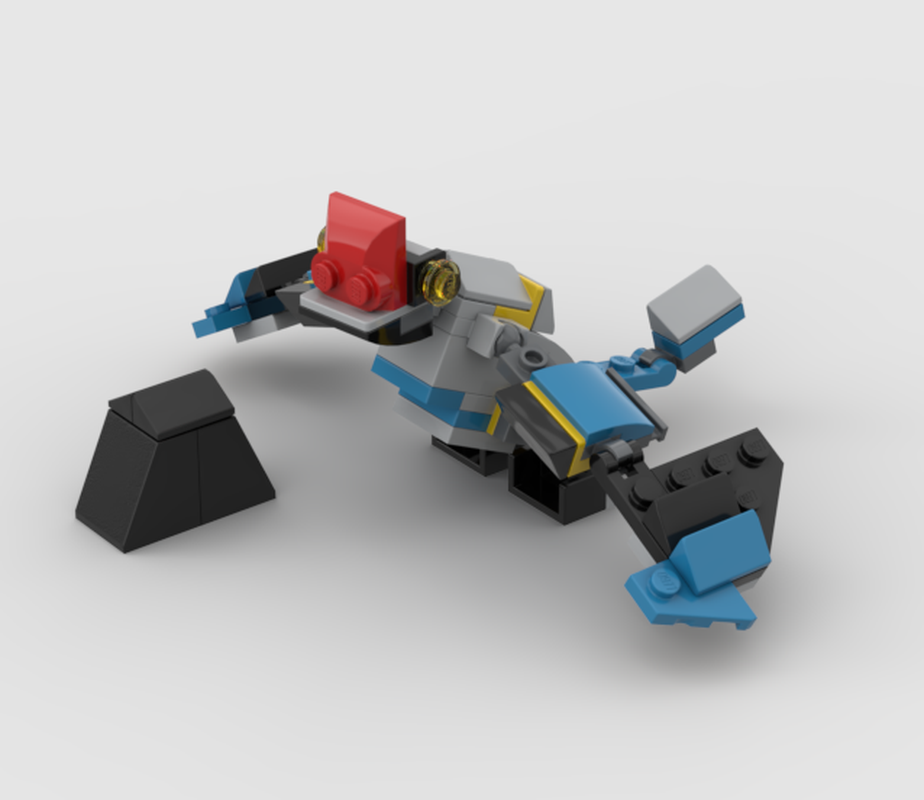 LEGO MOC Baby Bat-Dragon and Stalagmite by MrNargle | Rebrickable ...