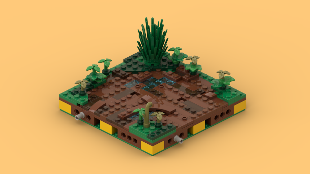 LEGO MOC Muddy Road Corner MILS 16x16 by keesbuilds | Rebrickable ...