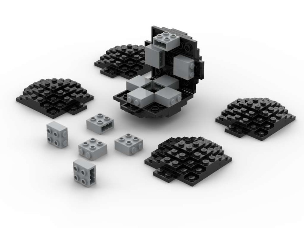LEGO MOC The black ball by PezzidiLego | Rebrickable - Build with LEGO