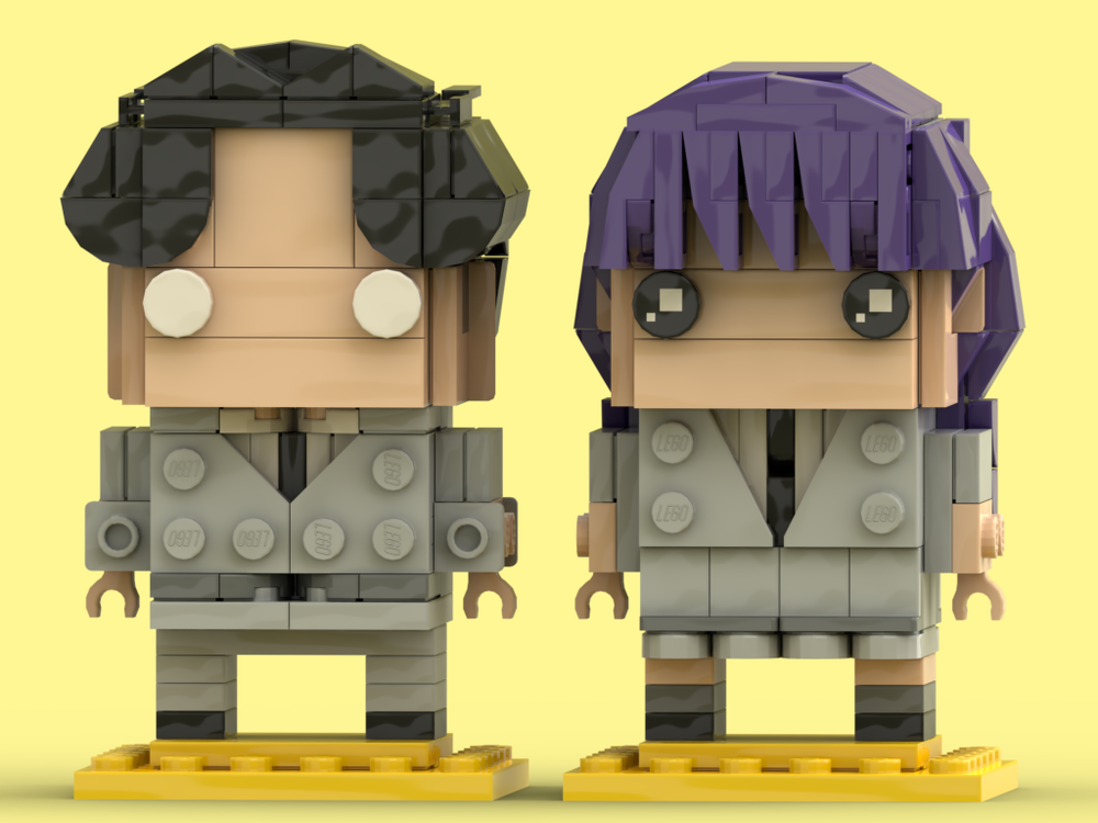LEGO MOC Takebayashi & Okuda - Assassination Classroom BrickHeadz by ...