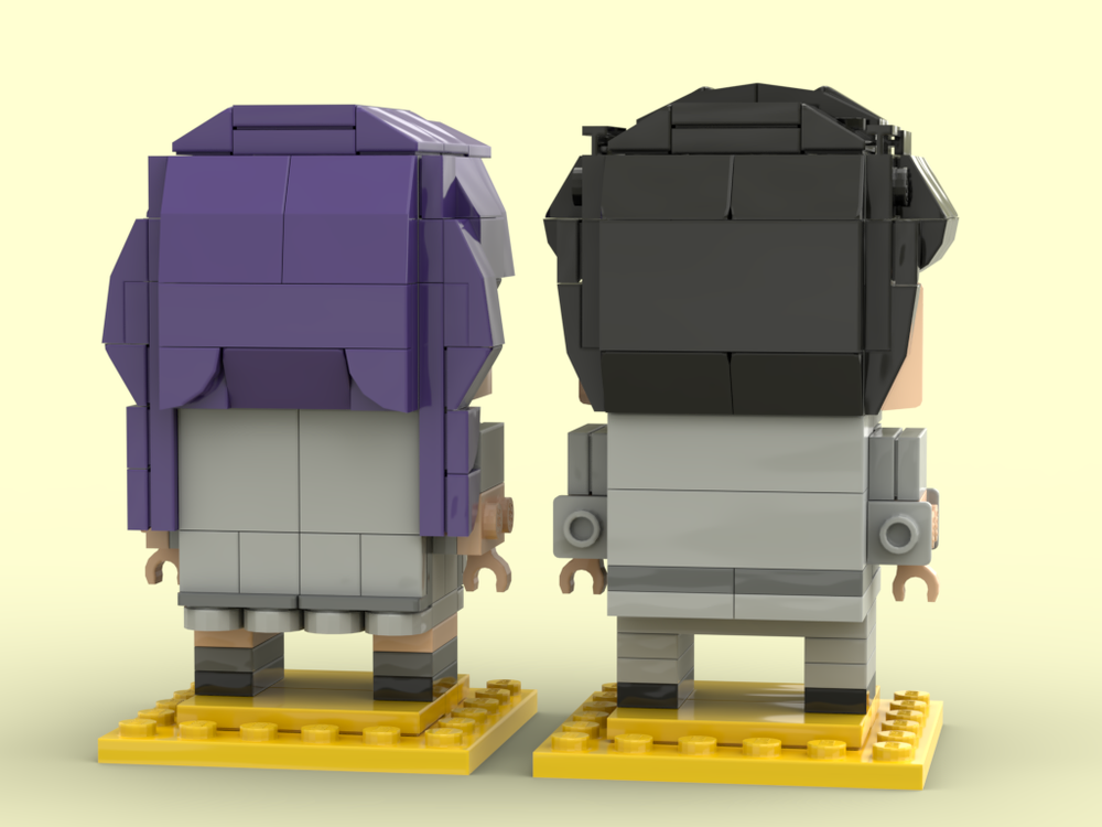 LEGO MOC Takebayashi & Okuda - Assassination Classroom BrickHeadz by ...