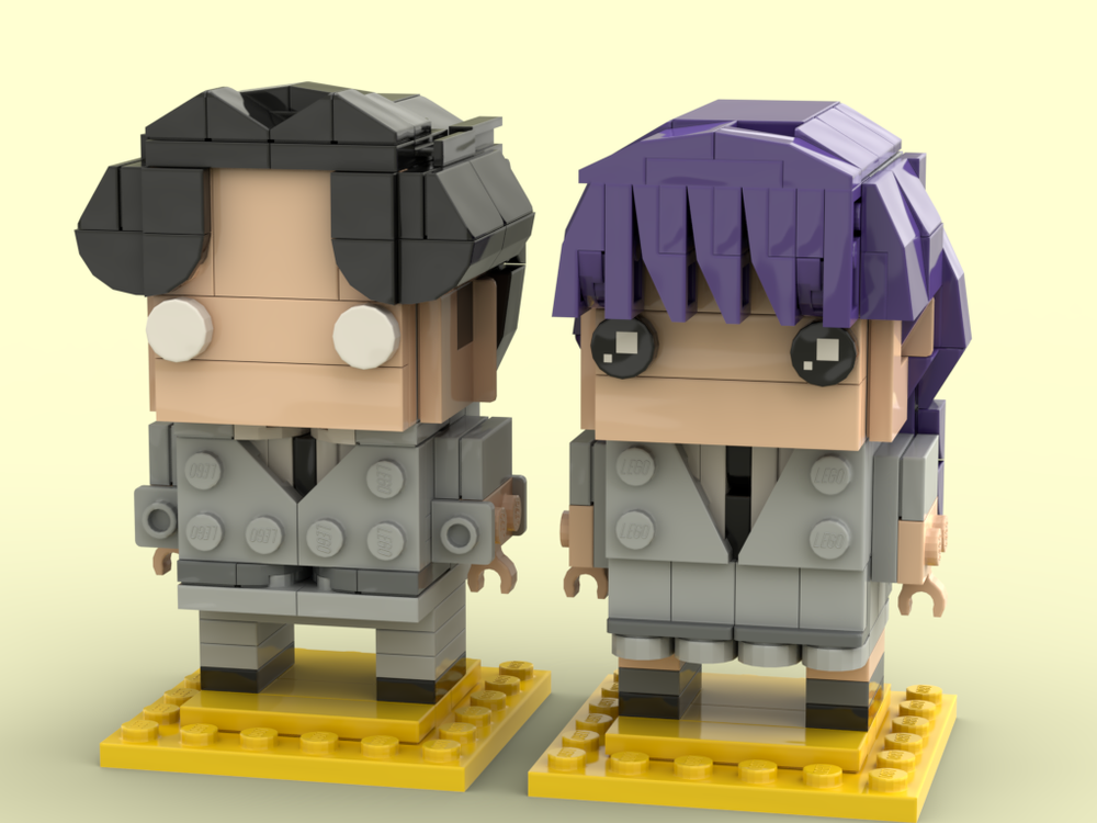 LEGO MOC Takebayashi & Okuda - Assassination Classroom BrickHeadz by ...