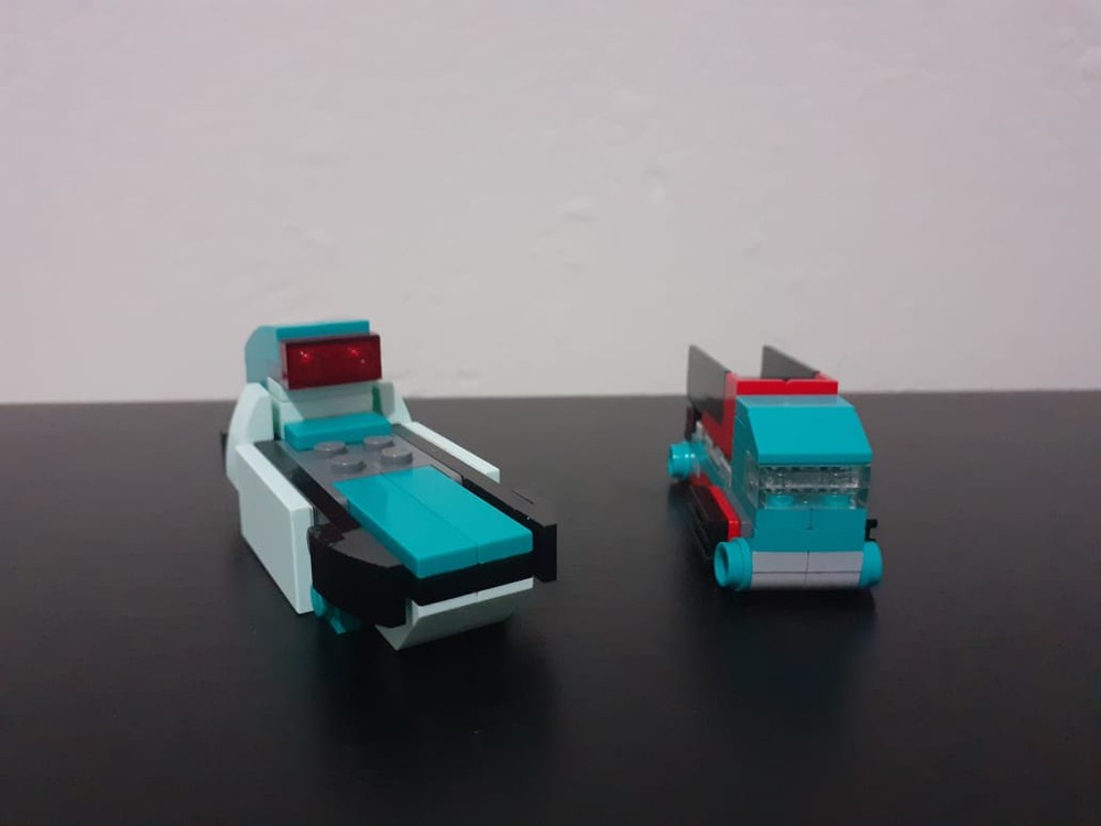 LEGO MOC mini truck and mini boat by Kayo-31 | Rebrickable - Build with ...