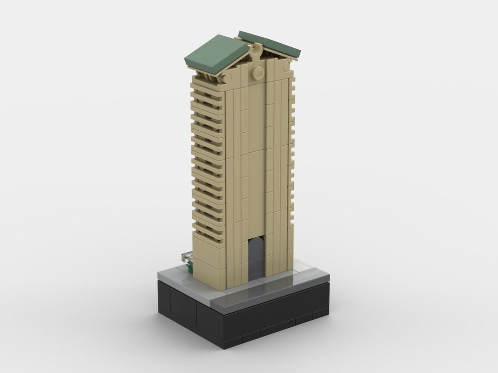 LEGO MOC Sony Tower (550 Madison Avenue) - NYC by Taters | Rebrickable ...