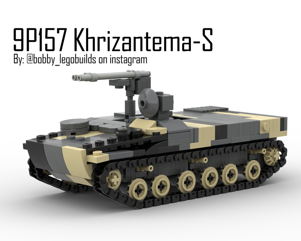 LEGO MOC Lego 9P157 Khrizantema-S Tank Destroyer by BobbyLegoBuilds ...