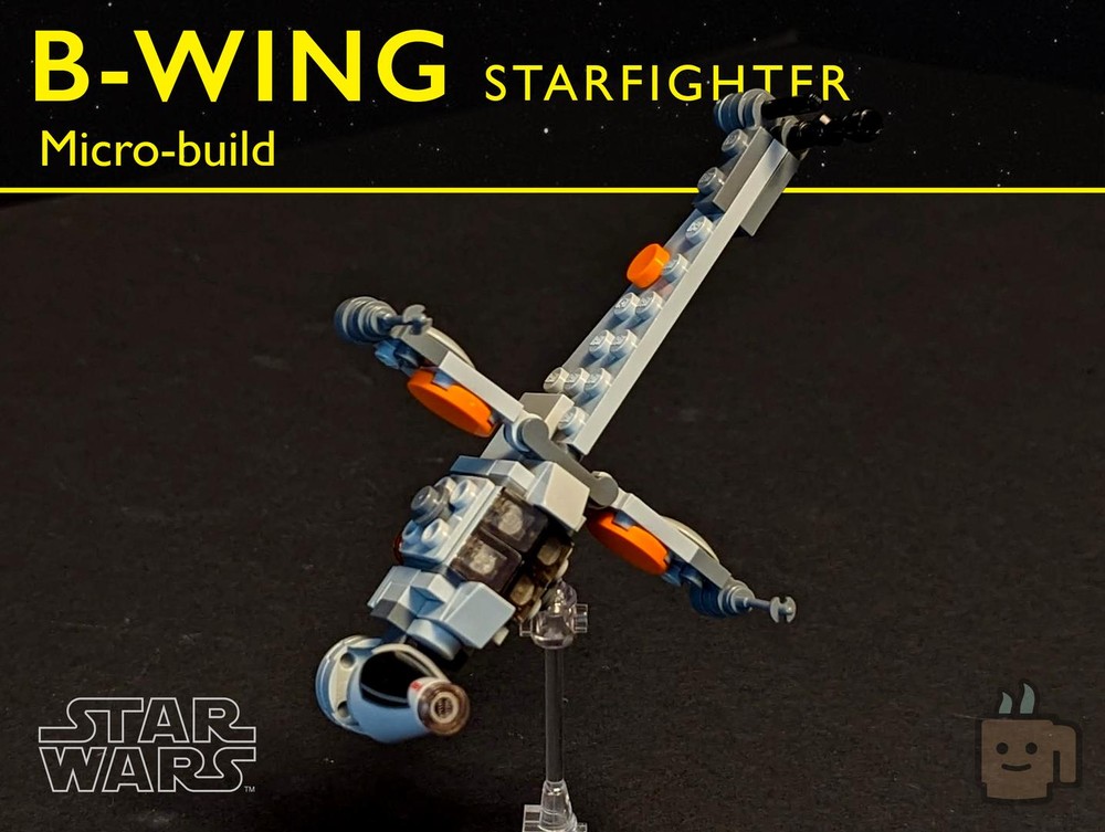 LEGO MOC B-Wing Starfighter Micro-build by lego_coffee | Rebrickable ...