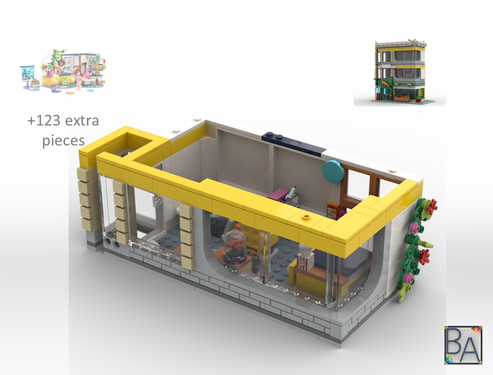 LEGO MOC-139885 Heartlake Apartments - Aliya's Apt Floor - Compatible ...