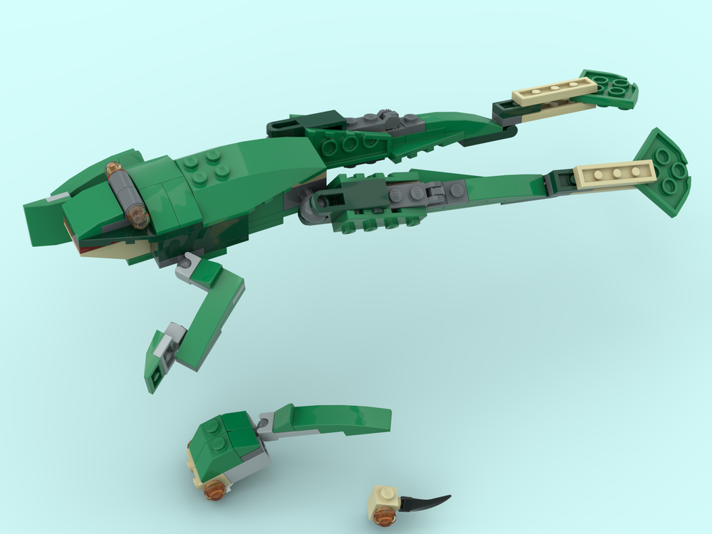 LEGO MOC 31058 frog & tadpoles by Ambrosino | Rebrickable - Build with LEGO
