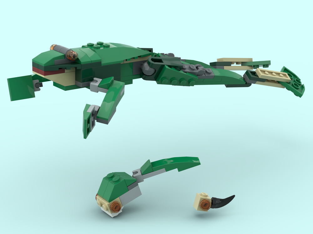 LEGO MOC 31058 frog & tadpoles by Ambrosino | Rebrickable - Build with LEGO