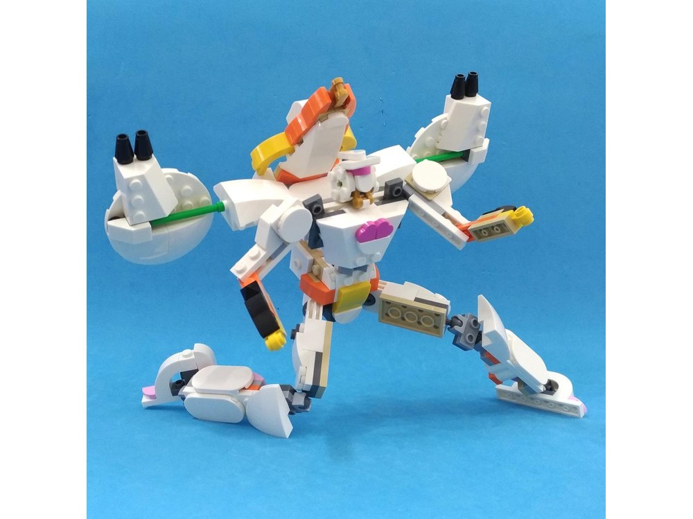 Lego Moc Transformer Vtol Aircraft From Lego Creator 31133 Rabbit By