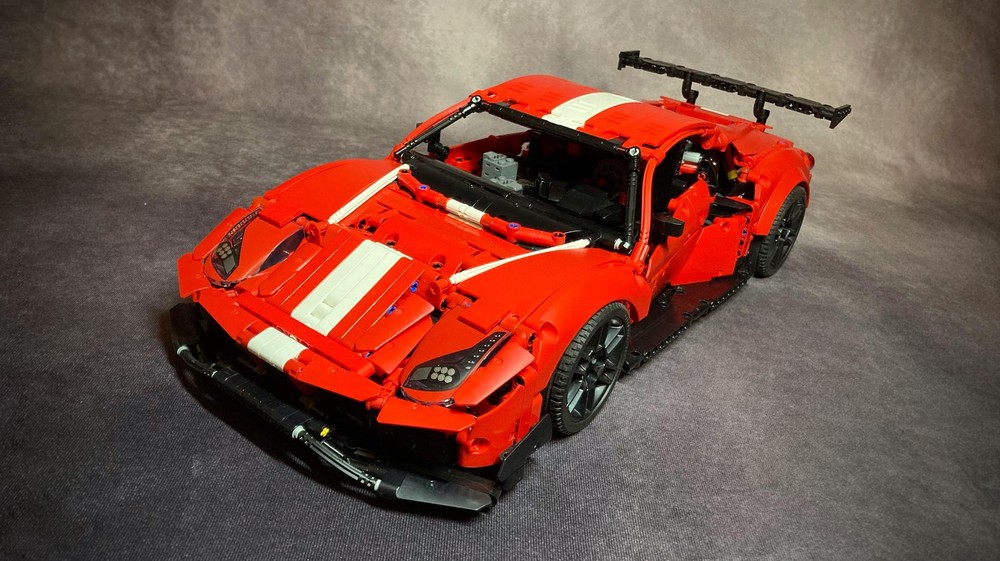 LEGO MOC 488 GTE RC (42125 MOD) by Lego technic world | Rebrickable ...