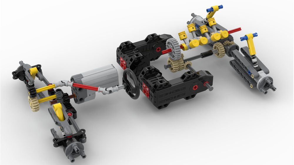 Lego Moc Ferrari 488 Gte Rc 42125 Mod By Lego Technic World