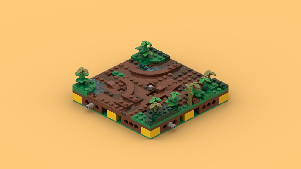 LEGO MOC Muddy Road T Junction MILS 16x16 by keesbuilds | Rebrickable ...