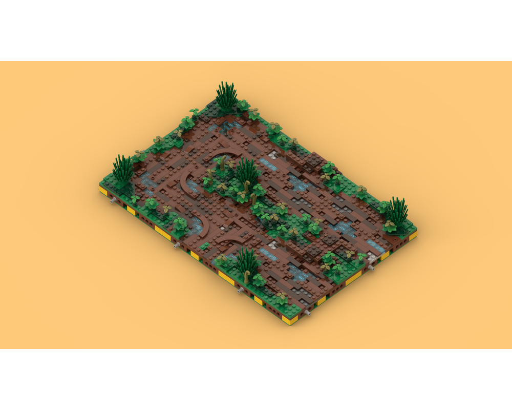 LEGO MOC Muddy Road T Junction MILS 16x16 by keesbuilds | Rebrickable ...