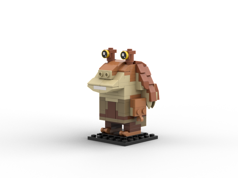 LEGO MOC Jar Jar by IKZELF121 | Rebrickable - Build with LEGO