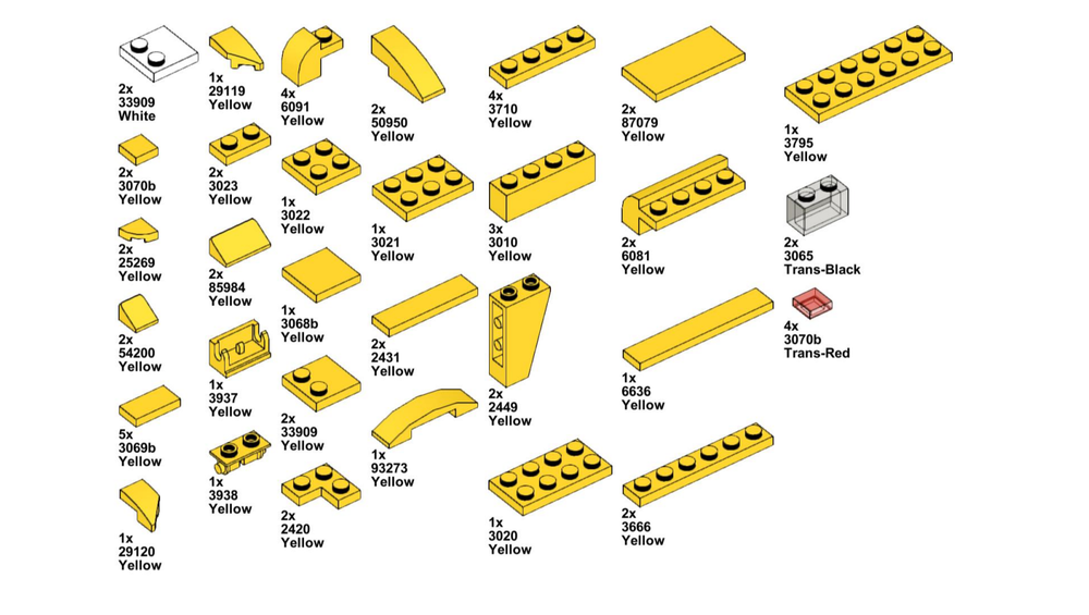 LEGO MOC Cruz Ramirez (Cars) by TrustyBricks | Rebrickable - Build with ...