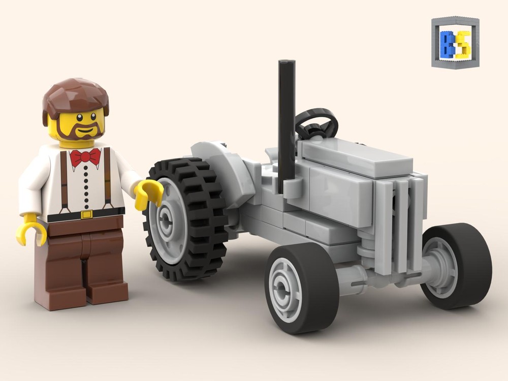 LEGO MOC Ferguson TE-20 tractor by BrickScheme | Rebrickable - Build ...