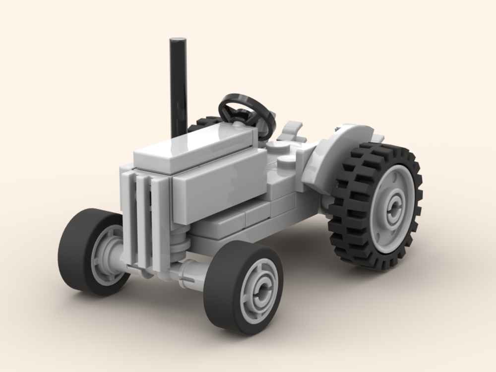 Lego Moc Ferguson Te 20 Tractor By Brickscheme Rebrickable Build