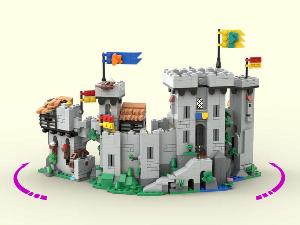 LEGO MOC Lion Cub's Castle (Mini Castle inpired by 10305) by ad000 ...